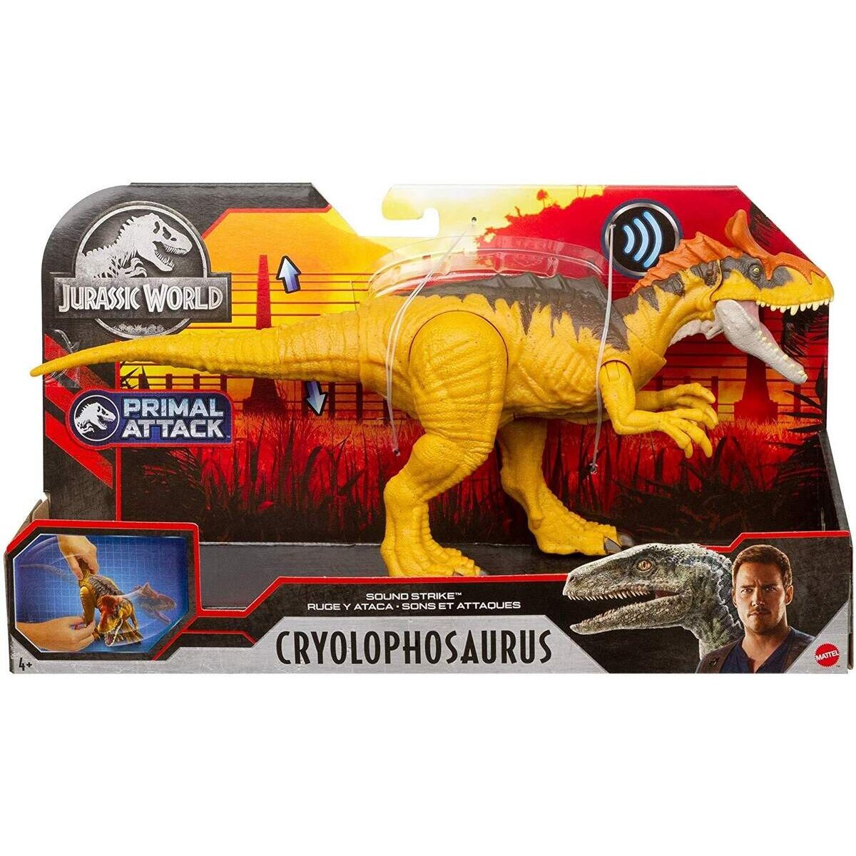 Mattel Jurassic World Brüll-Attacke Cryolophosaurus – Die Wunschkiste
